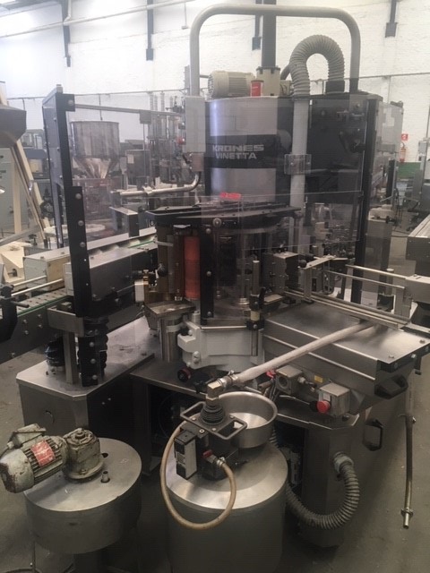 Rotuladora rotativa automatica marca Krones, modelo Vinetta, - Nocelli ...